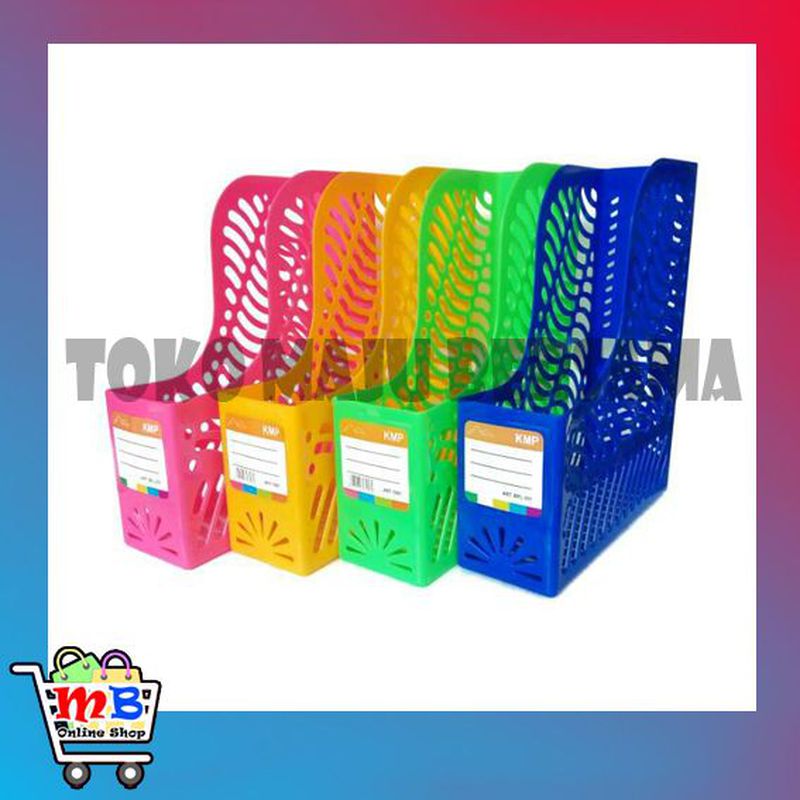 Box File Plastik / Keranjang KMP - Biru Muda