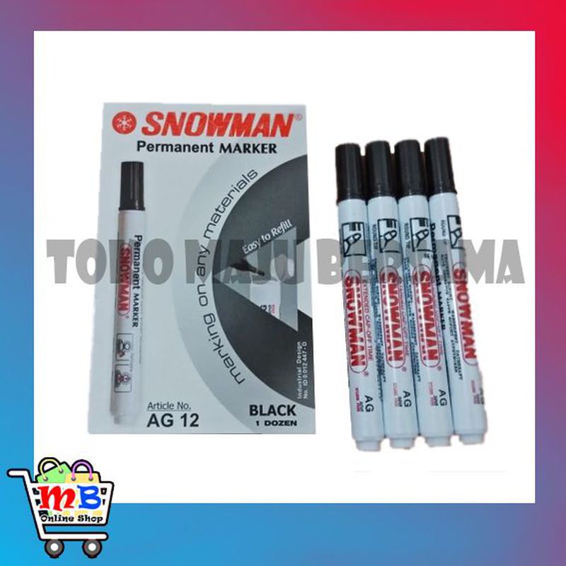 Spidol Snowman | Permanen Marker