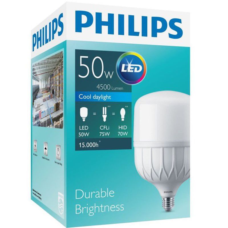 Lampu bohlam Philips LED Tforce 50 W