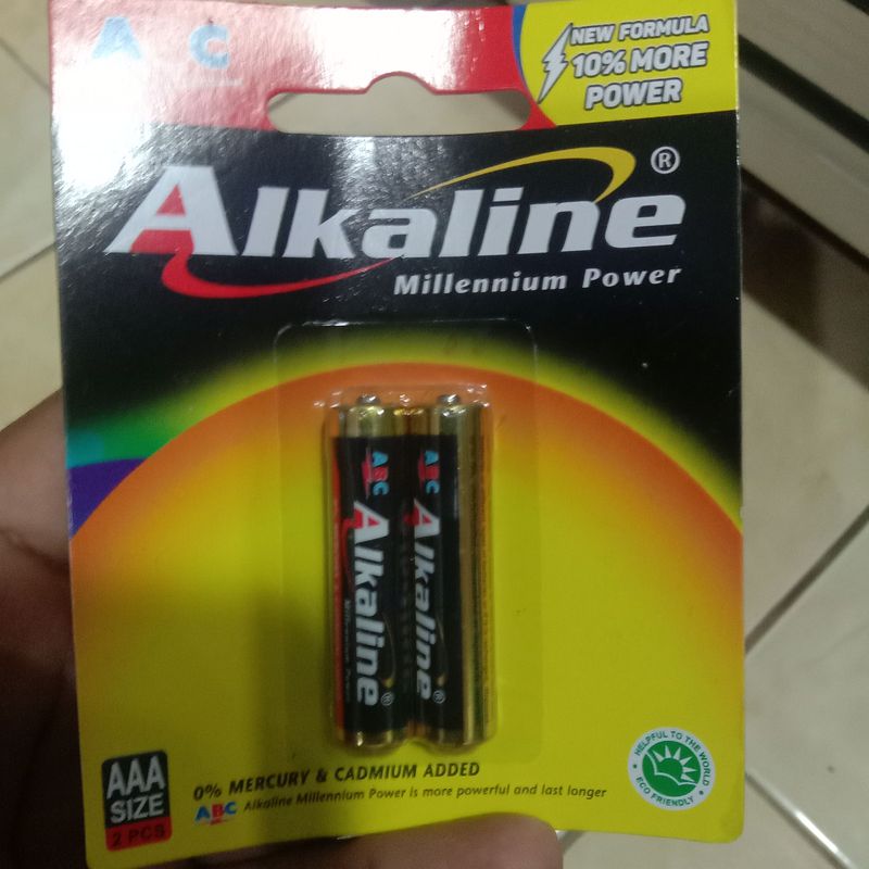 batere ABC alkaline AAA