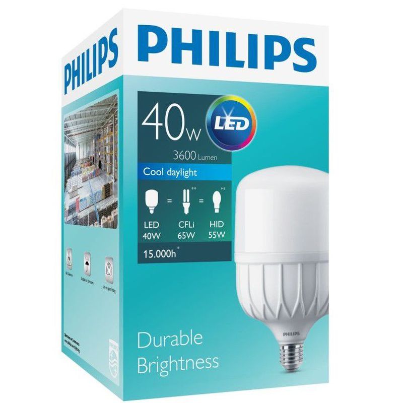 Lampu bohlam Philips LED Tforce 40 W