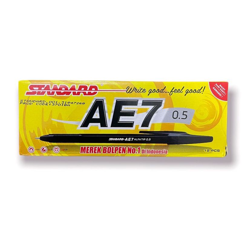 Pulpen Standard AE7-0.5 Pack (isi 12pcs)