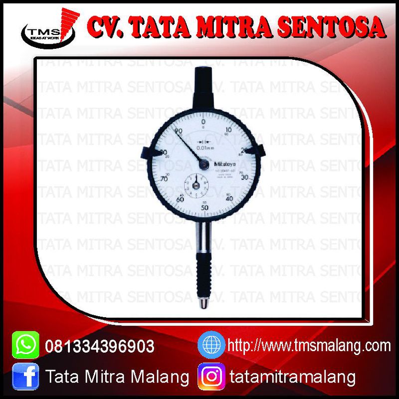 Dial Indicator Mitutoyo 2046S 0-100/0,01mm