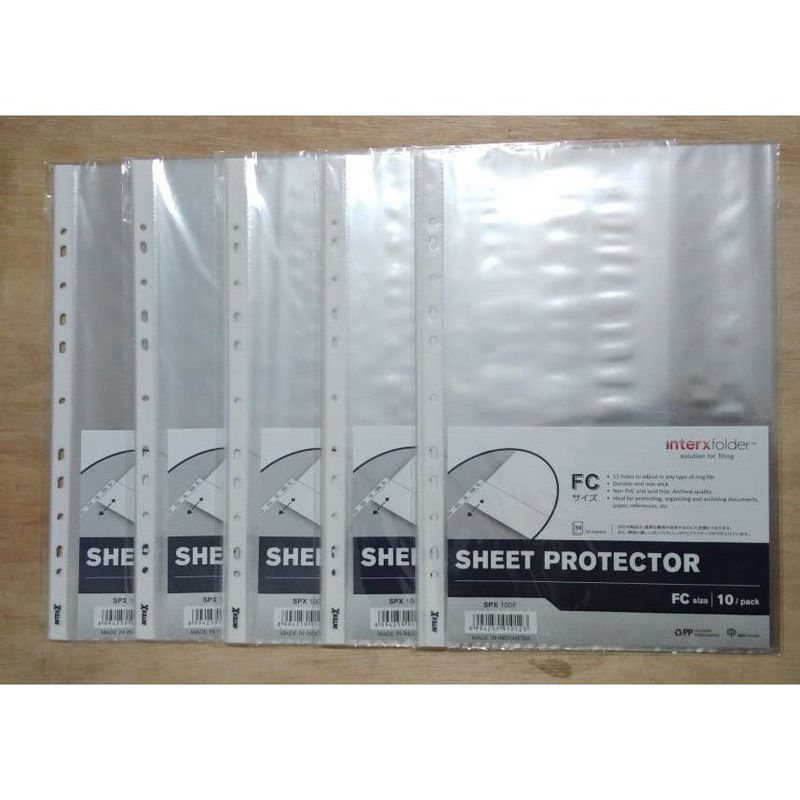 Sheet Protector F4