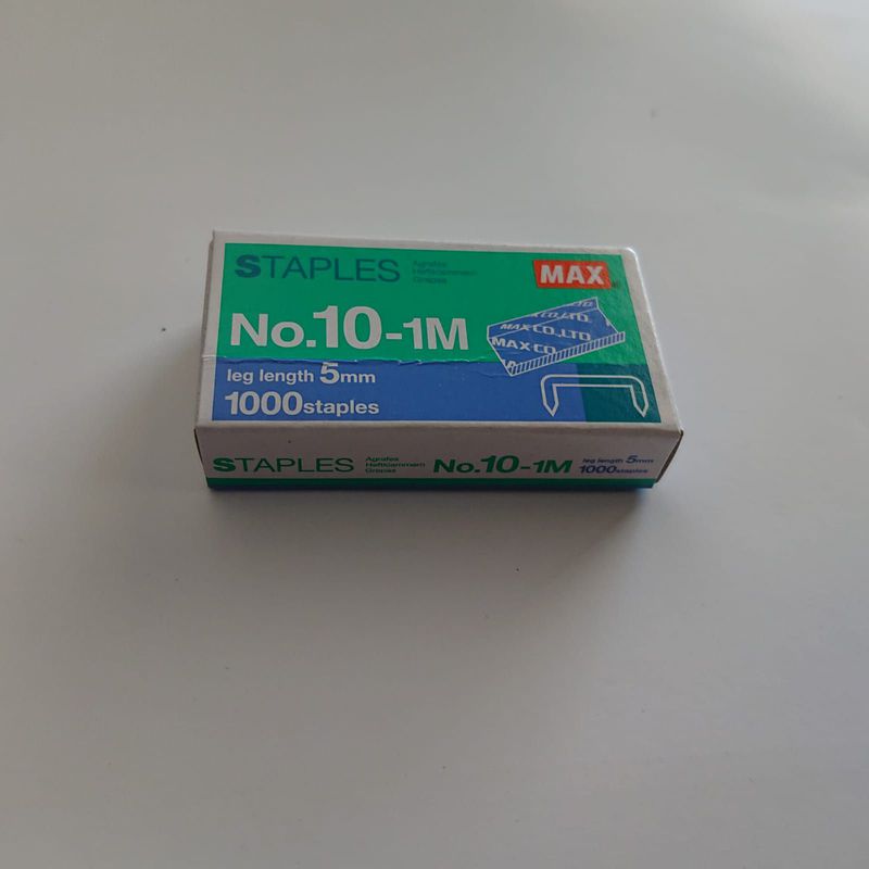 Isi Staples Merk MAX no 10 / 10/6 1 box kecil