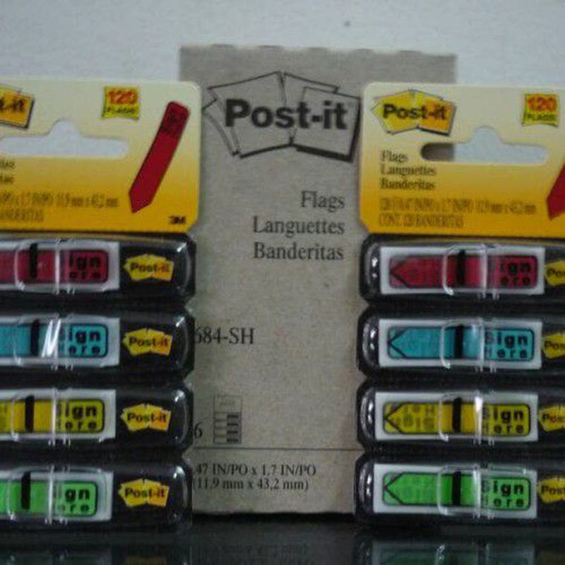 Post it 684 -SH Flag Sign here Arrow