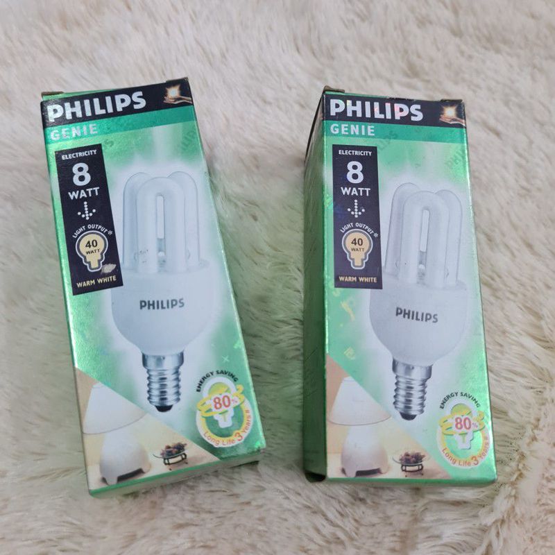 BALON LAMPU PHILIPS GENIE 8W