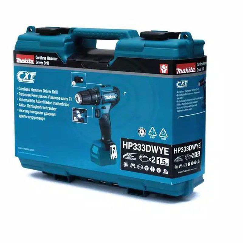 BOR CORDLESS MAKITA HP333DWYE