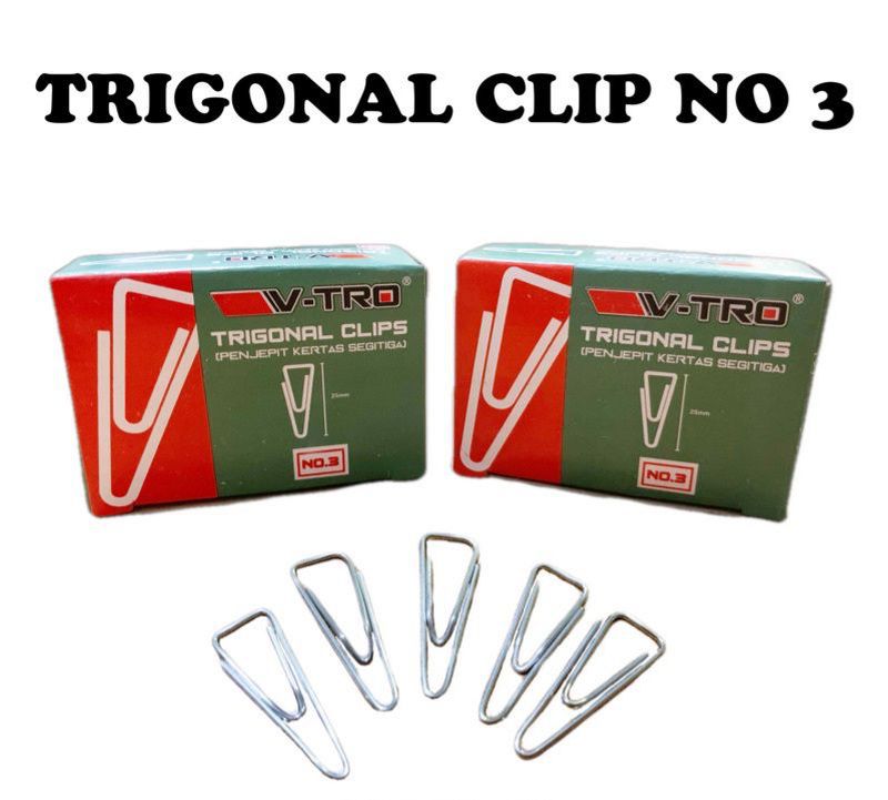 Paper Clip/ Trigonal Clips no.3 V-TRO isi 10 pack