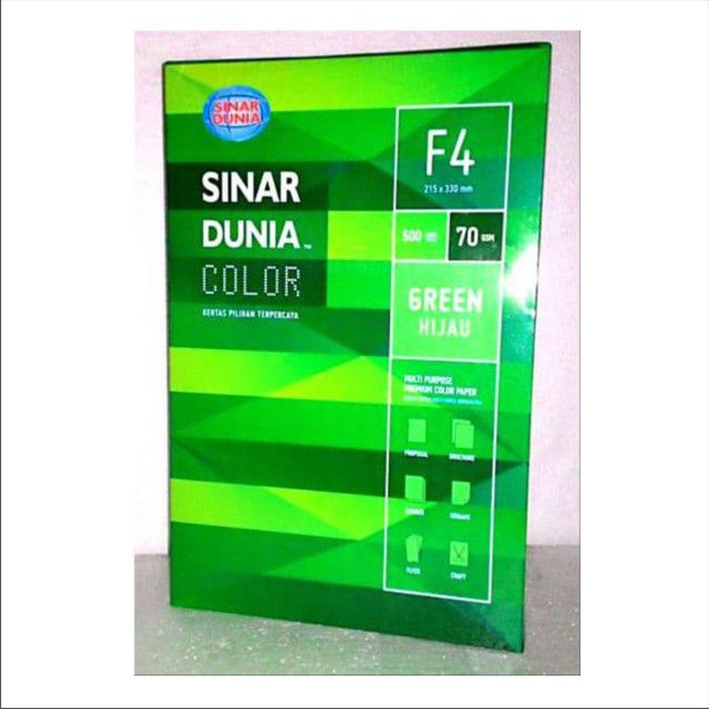 Kertas HVS Warna Folio 70 gram ( F4 Sinar Dunia ) - Merah
