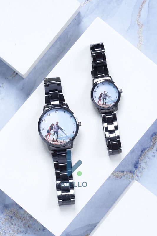 Jam tangan rantai custom - Ungu