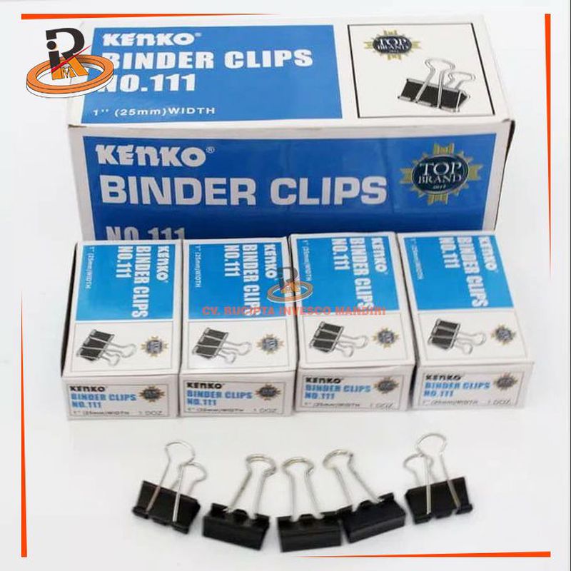 Binder Clip 111 ( 12 Pcs / 1 Kotak Kecil )