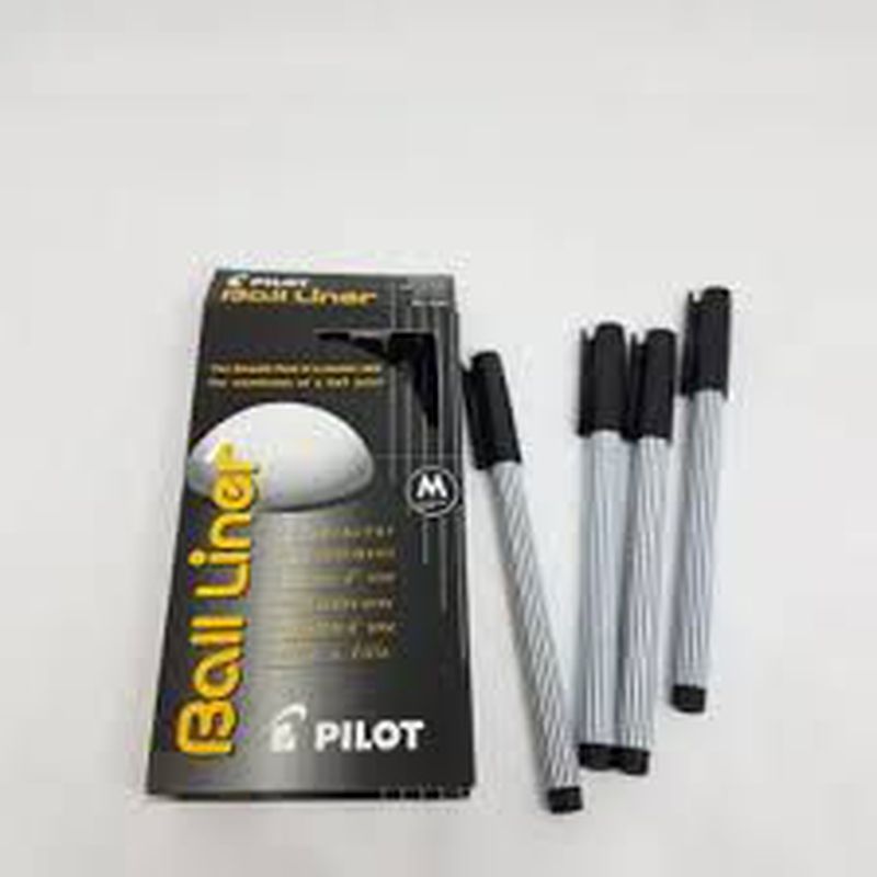 Ballpoint Pilot Balliner (M. 0.8mm) Warna Hitam / pcs