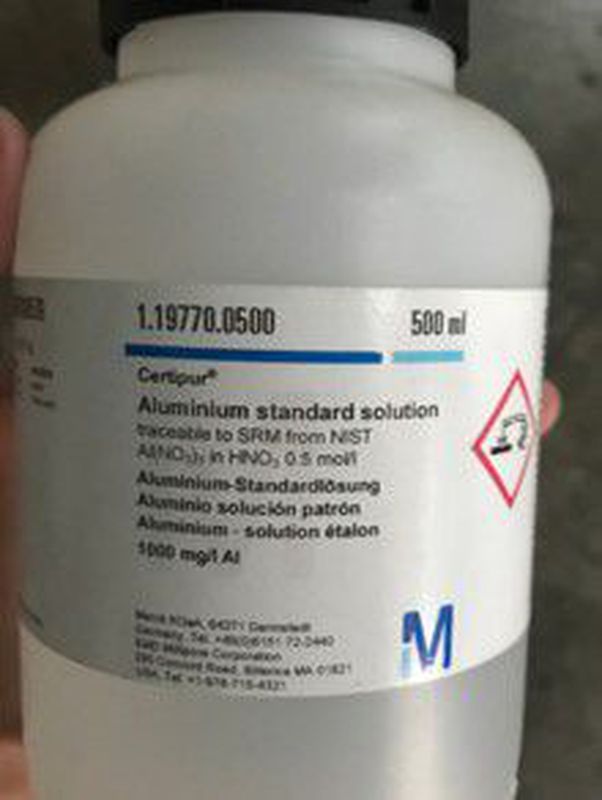 Aluminium standard solution 100 ml