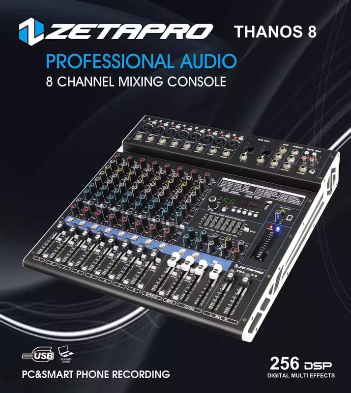 Mixer Audio ZETAPRO THANOS 8