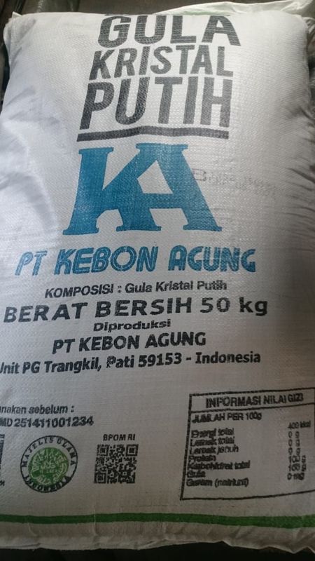 Gula Kristal Putih Kebon Agung 50 kg