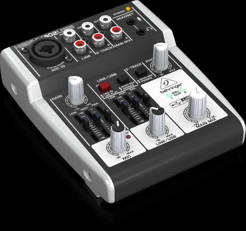 Behringer Xenyx 302 USB - 302USB Mixer Audio Soundcard Audio Interface