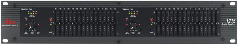 DBX 1215 Dual 15Band Graphic Equalizer