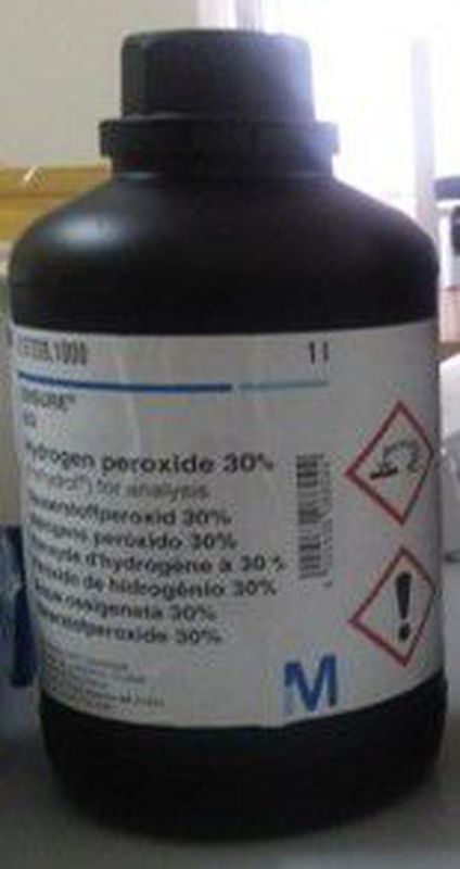 Hydrogen peroxide 30% (perhydrol) for an