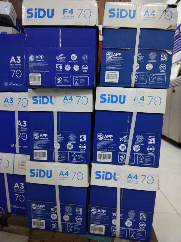 Kertas HVS SIDU 70 Gsm - SIDU A4 70 Gsm