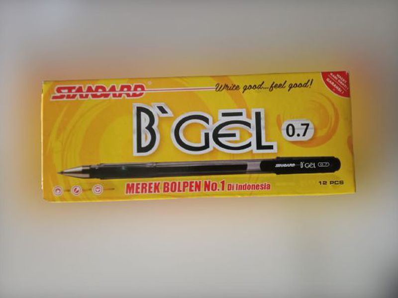 BALLPOINT STANDARD B'GEL / HITAM / 0,7