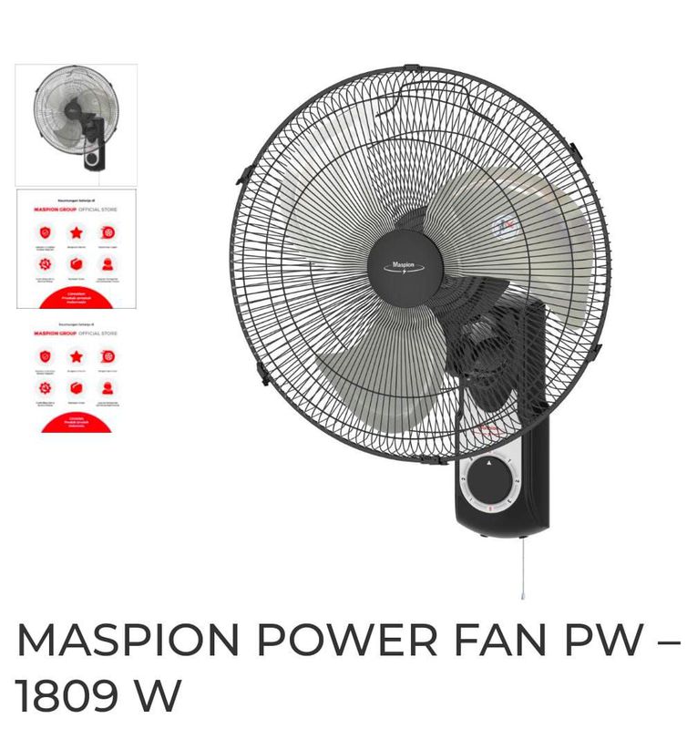 MASPION POWER FAN PW-1809