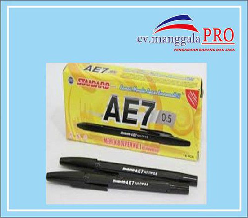 Bolpoint Standar AE 7 Hitam