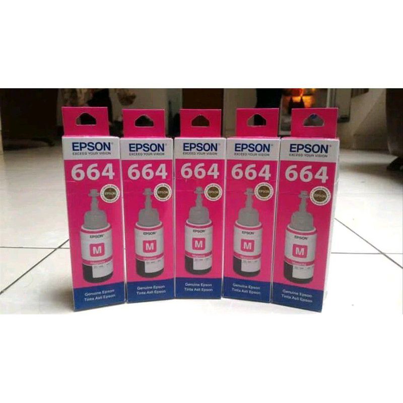 Tinta Epson Warna 664 For Printer L100 L110 L111 L120 L130 L132 L200 L210