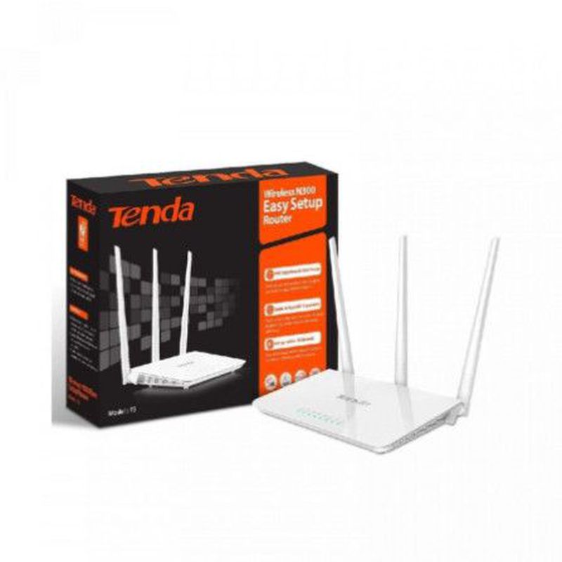 Tenda Wireless N300 Easy Setup Router Model:F3