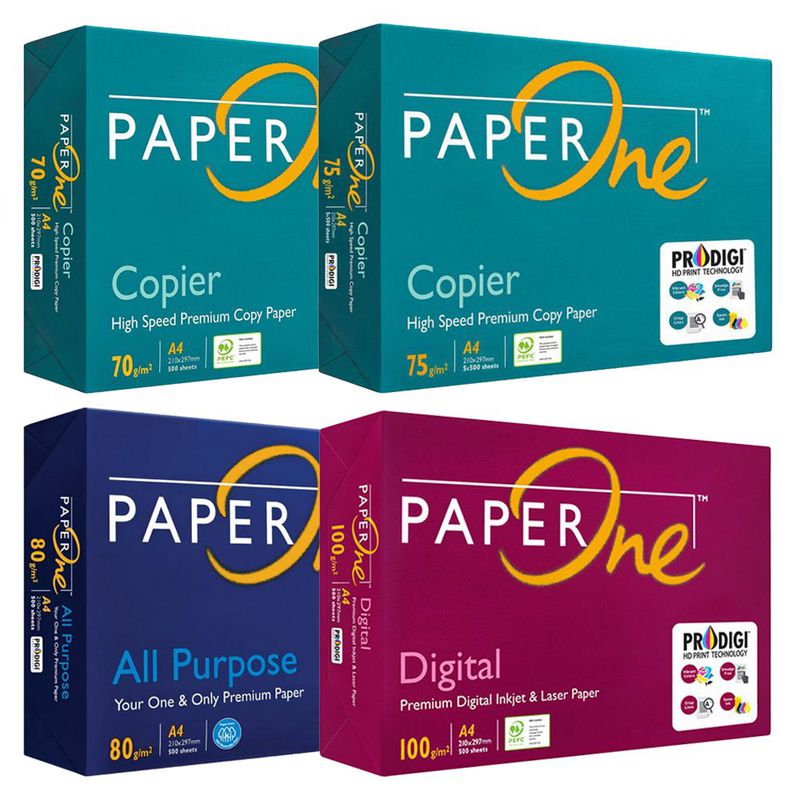 Paper One Kertas HVS A4 - 100 Gram
