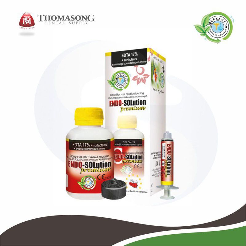 Endo-Solution with Surfactan (EDTA 17%) CERKAMED - PREMIUM SOLO