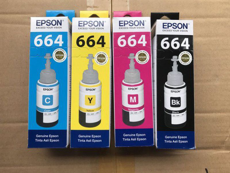 Tinta Printer Epson 664 - Biru