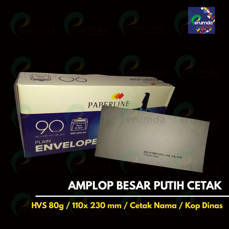 AMPLOP PUTIH BESAR (KOP DINAS)