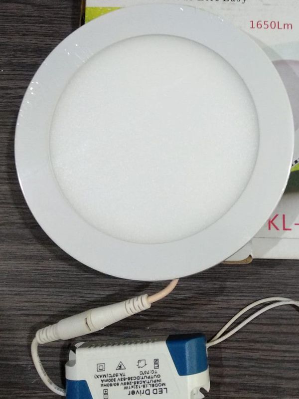 Lampu Downlight LED Panel 12watt Bulat