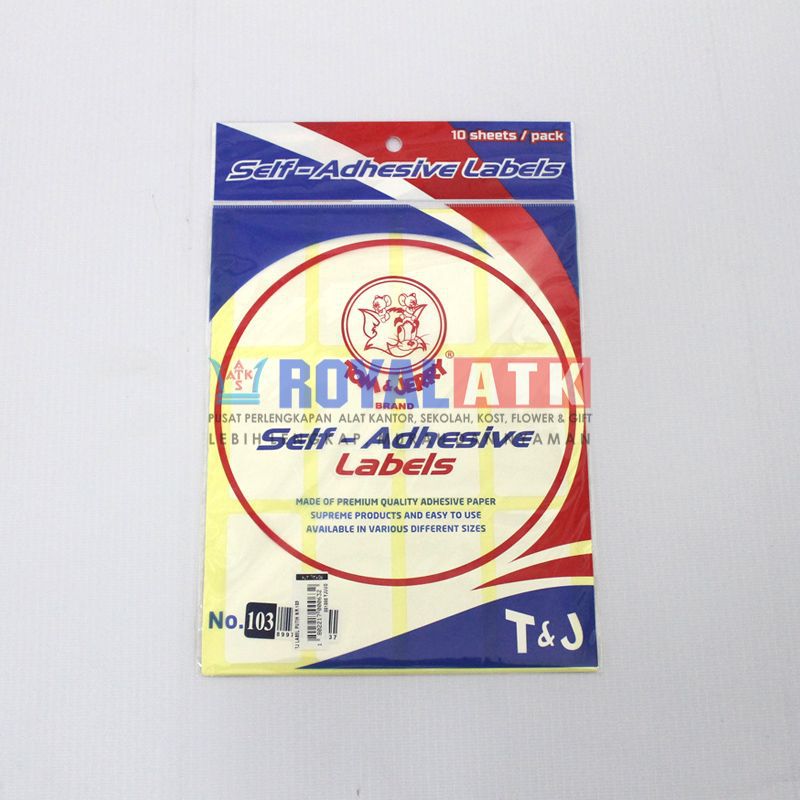 TJ LABEL PUTIH NR.105 1802217001523