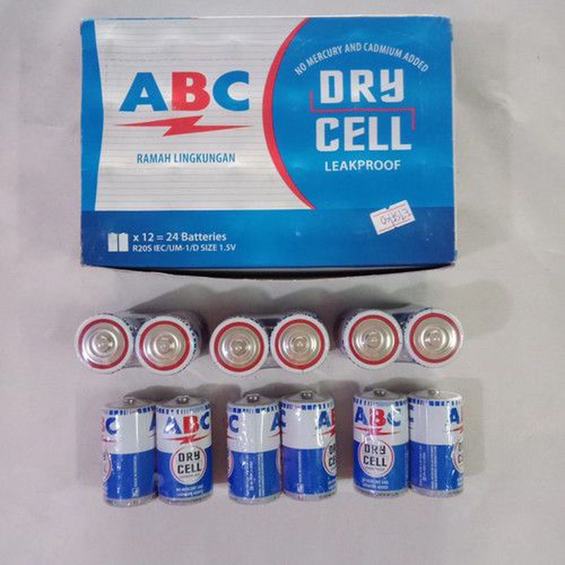 Batterai ABC Biru Besar