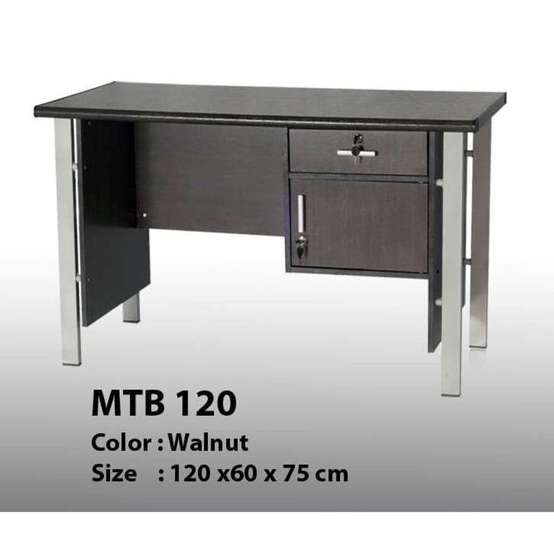 MEJA KERJA - KAKI BESI Saga Vanessa / Orbitrend - MTB-160