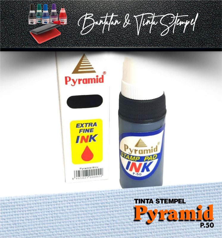 Tinta Stempel - Biru