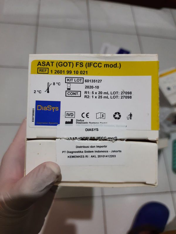 DiaSys ASAT (GOT) FS (IFCC mod) - 5x20ml