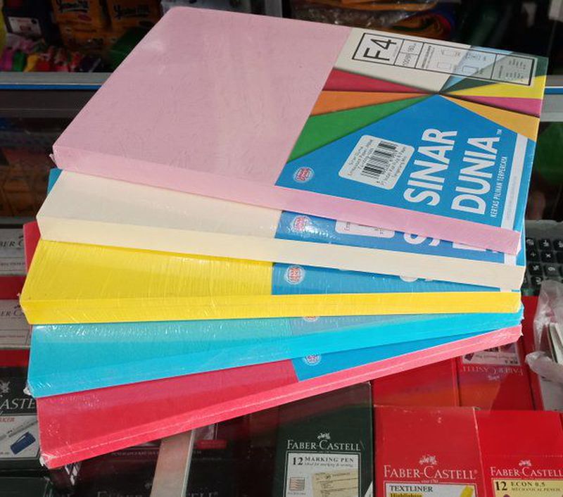 Kertas Buffalo F4 Kertas Cover Kuning Tua