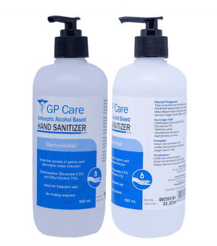 GP Care Hand Sanitizer Alcohol Based 500ml