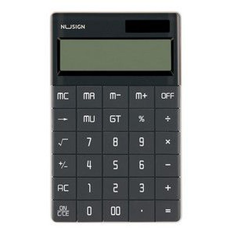 Deli Nusign Desk Calculator (DARK GREY)