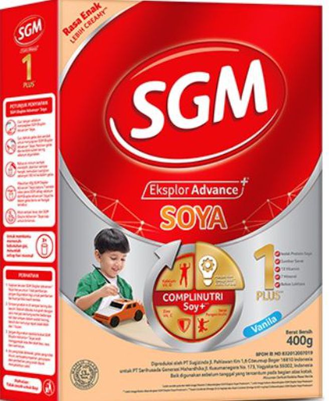 Susu SGM Soya 1+ Vanilla 700 gram