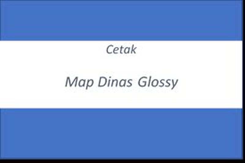 Cetak Map Dinas kertas Glossy