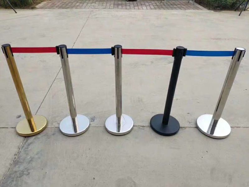 Tiang Pembatas Antrian - Biru