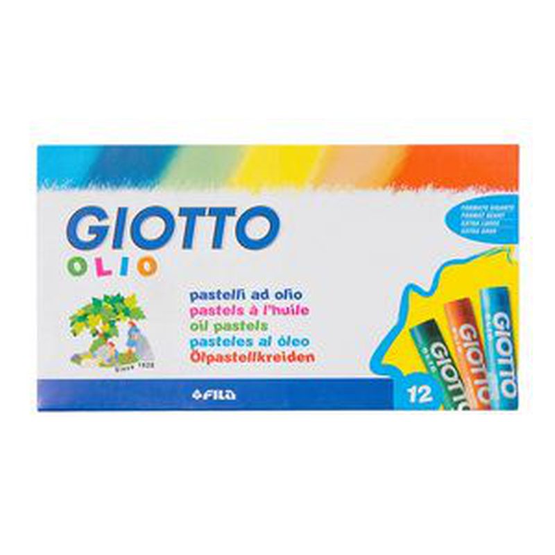 Jumbo Oil Pastels GIOTTO Olio 12 Colors