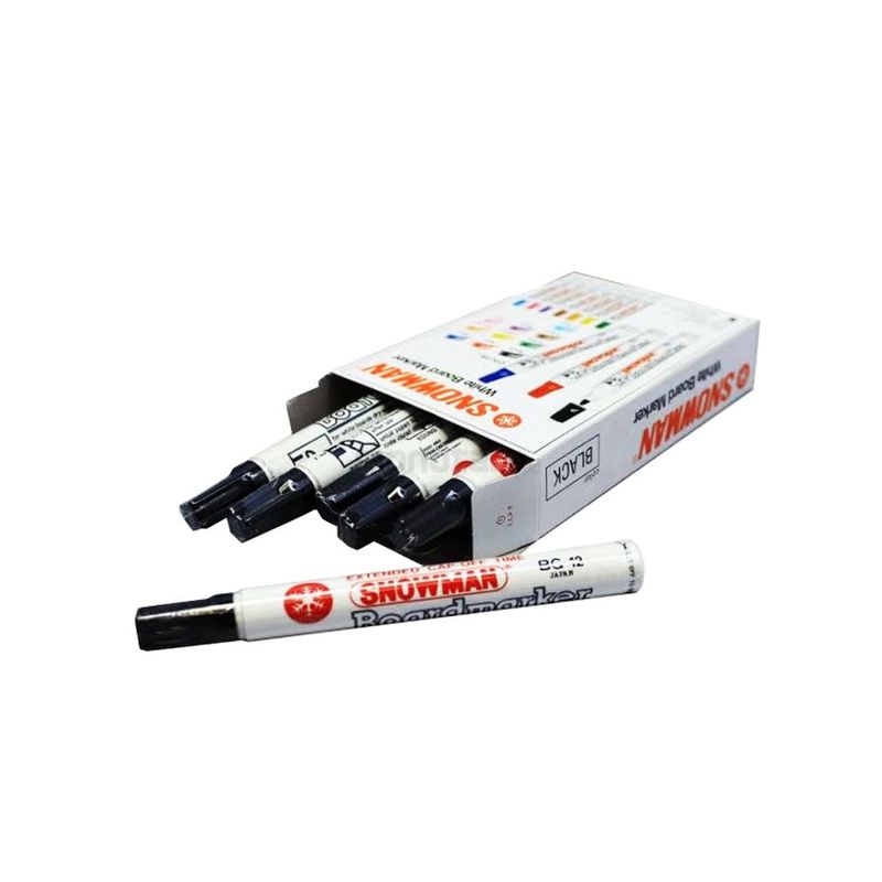 Spidol Board Marker/ Whiteboard Snowman - Hitam