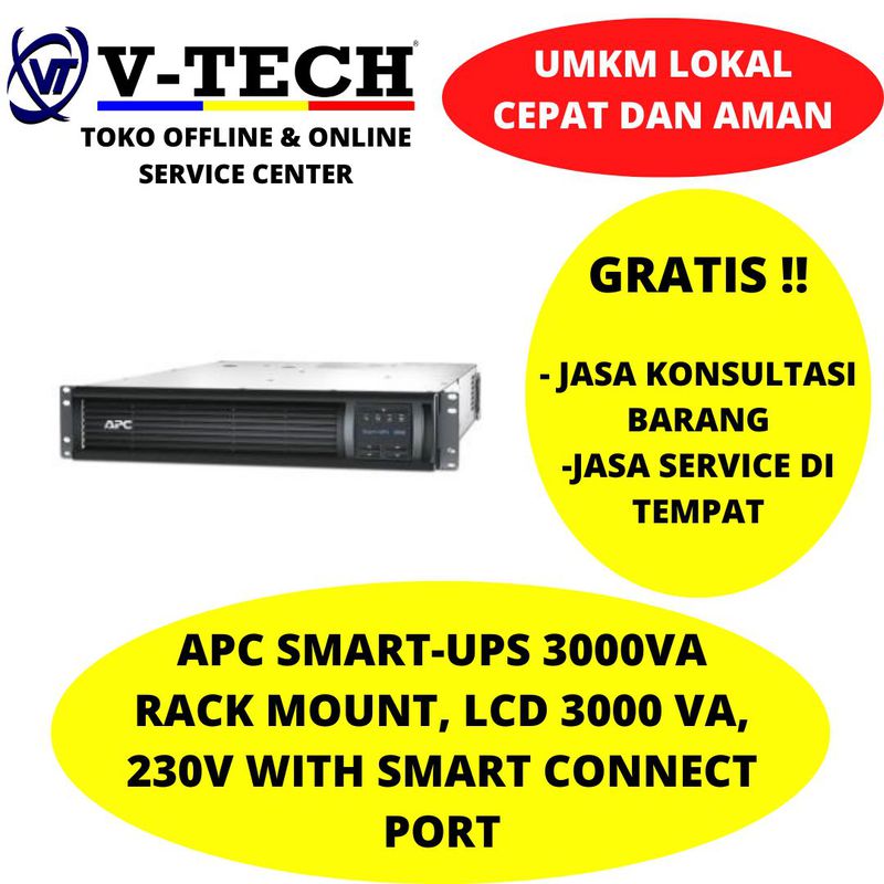 V-TECH APC SMART UPS 3000VA RACK MOUNT