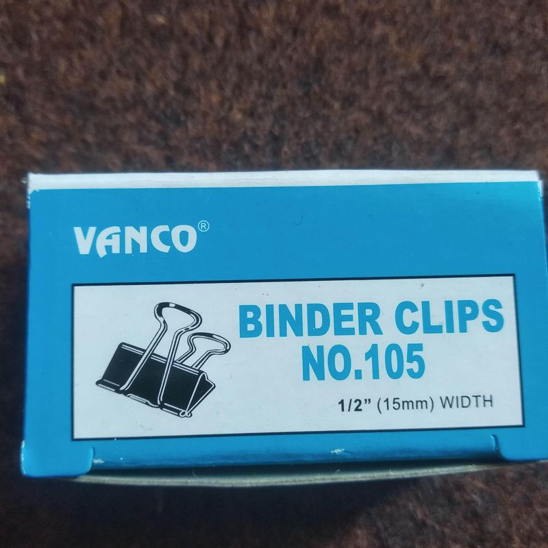 BINDER CLIP NO. 105 VANCO