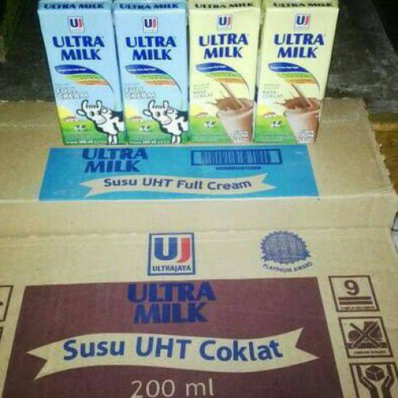 Susu Coklat Ultra Milk 200 ml - Coklat
